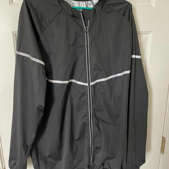 Jackets & Coats | Mens Black And Silver Sauna Suit With Fulllength ...